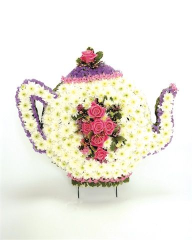 Funeral Flowers Funeral Speciality Tea Pot Tribute
