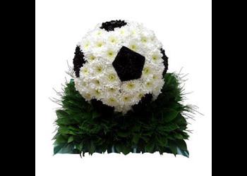 Funeral Flowers 3D Football Funeral Tribute - Funeral Flowers Chich